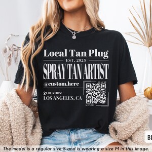 Custom Spray Tan Artist Shirt, Spray Tan Tshirt, Spray Tanning Tee ...