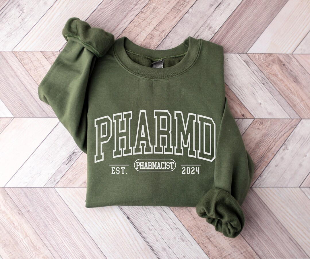 Personalized Pharmacist Sweatshirt, Custom Pharmd Sweater, Pharmacy ...