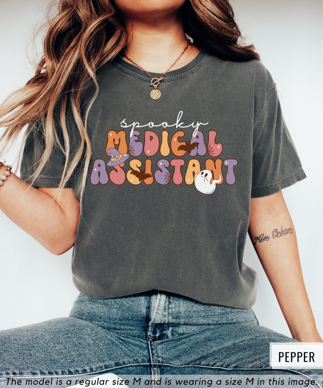 Halloween Medical Assistant Shirt, Spooky Medical Assistant Tshirt ...