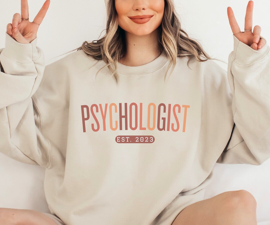 Personalized Year Psychologist Sweatshirt, Customized Psychology ...