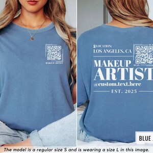 Custom Makeup Artist Shirt, Cosmetologist Shirt, MUA Tshirt, Gift for ...