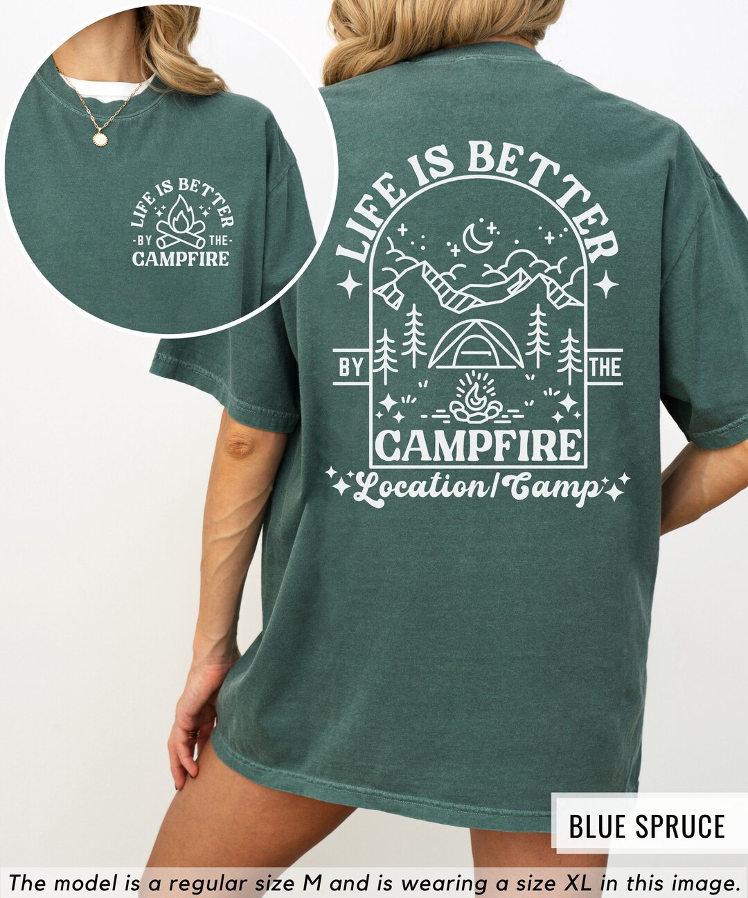 Custom Camp Shirt, Camping Trip Shirt, Camp Lover Gift, Custom Gift for ...