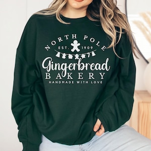 Gingerbread Bakery, Gingerbread Crewneck, Gingerbread Sweater, Vintage ...