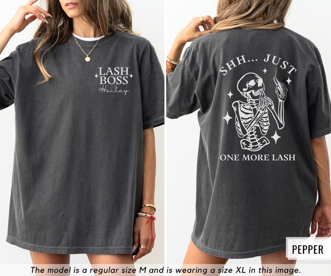 Custom Lash Tech Shirt, Lash Boss Shirt, Lash Artist Shirt, Custom Lash ...