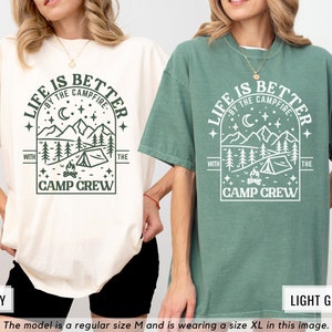 Camp Crew Shirt, Camp Trip Tee, Camp Lover Gift, Gift for Camper ...