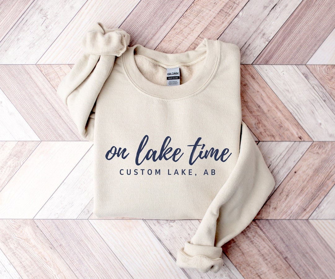 Custom Lake Sweatshirt, Lake Sweater, Lake House Sweater, Lake Lover ...