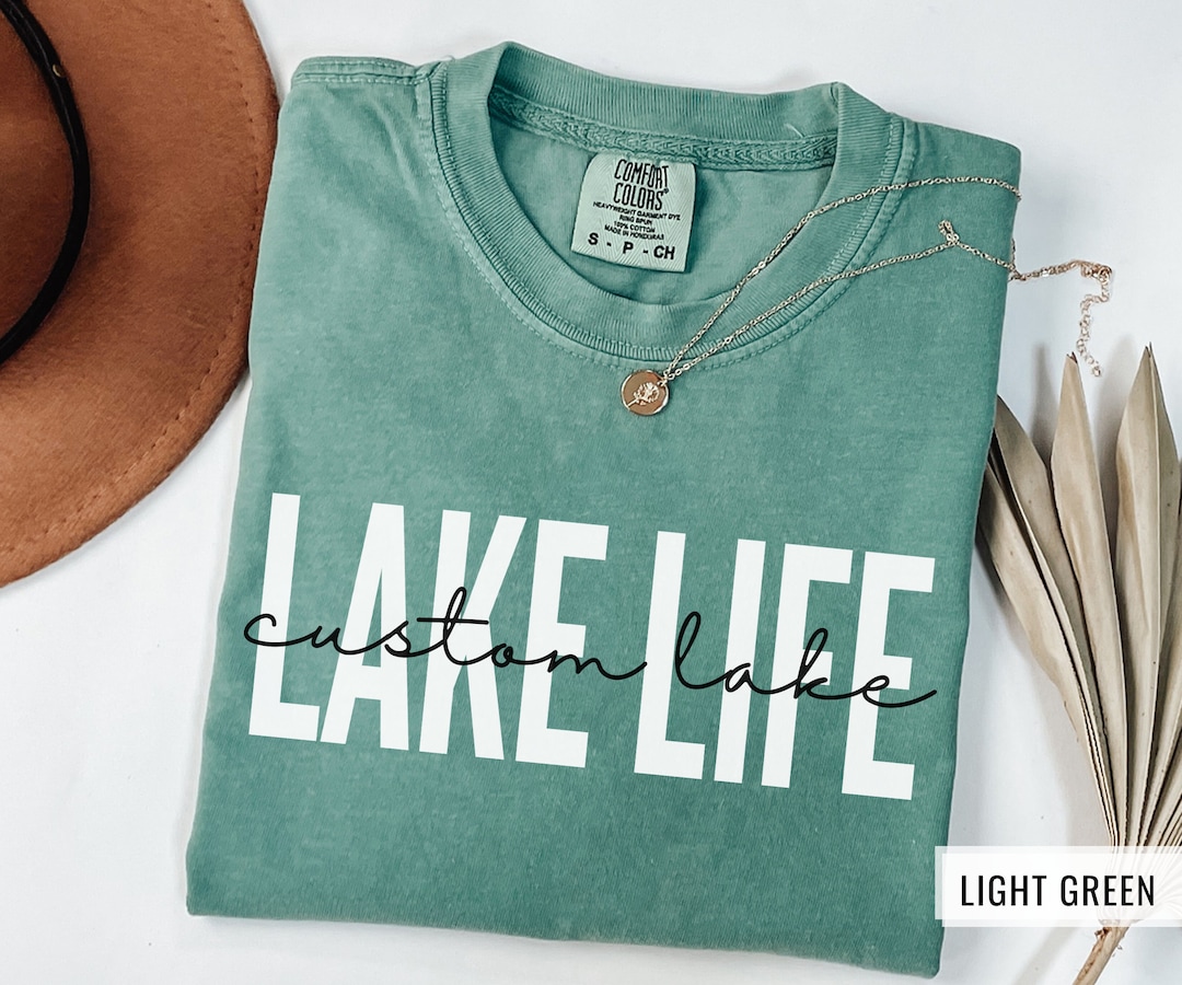 Custom Lake Life Shirt, Personalized Lake Tshirt, Lake House Gift, Lake ...
