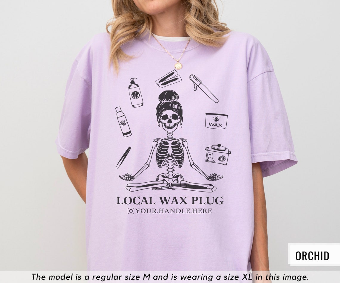 Custom Esthetician Shirt, Local Wax Plug, Halloween Esthetician Tee ...