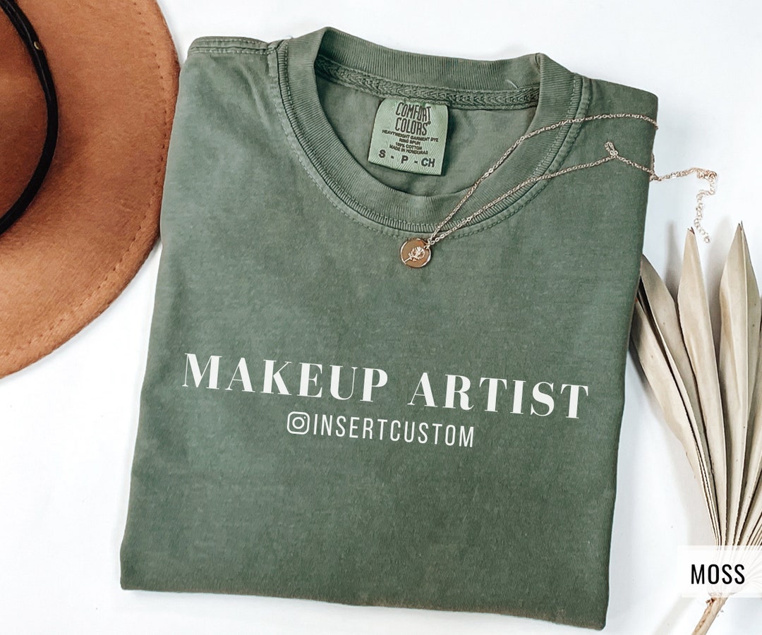 Custom Makeup Artist Shirt, Personalized MUA Tee, Gift for MUA, Makeup ...