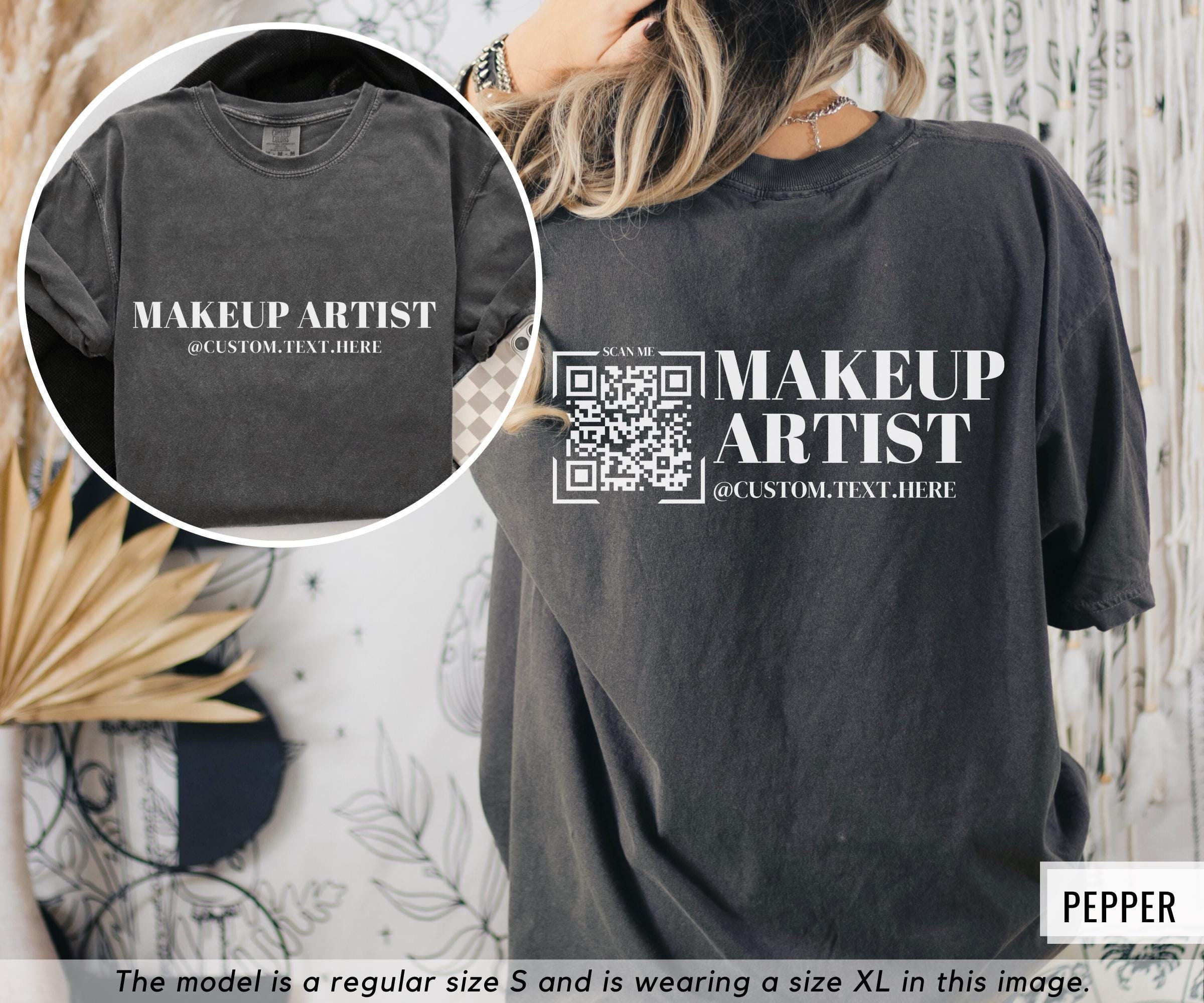 Custom Makeup Artist Shirt, Cosmetologist Shirt, MUA Tshirt, Gift for ...