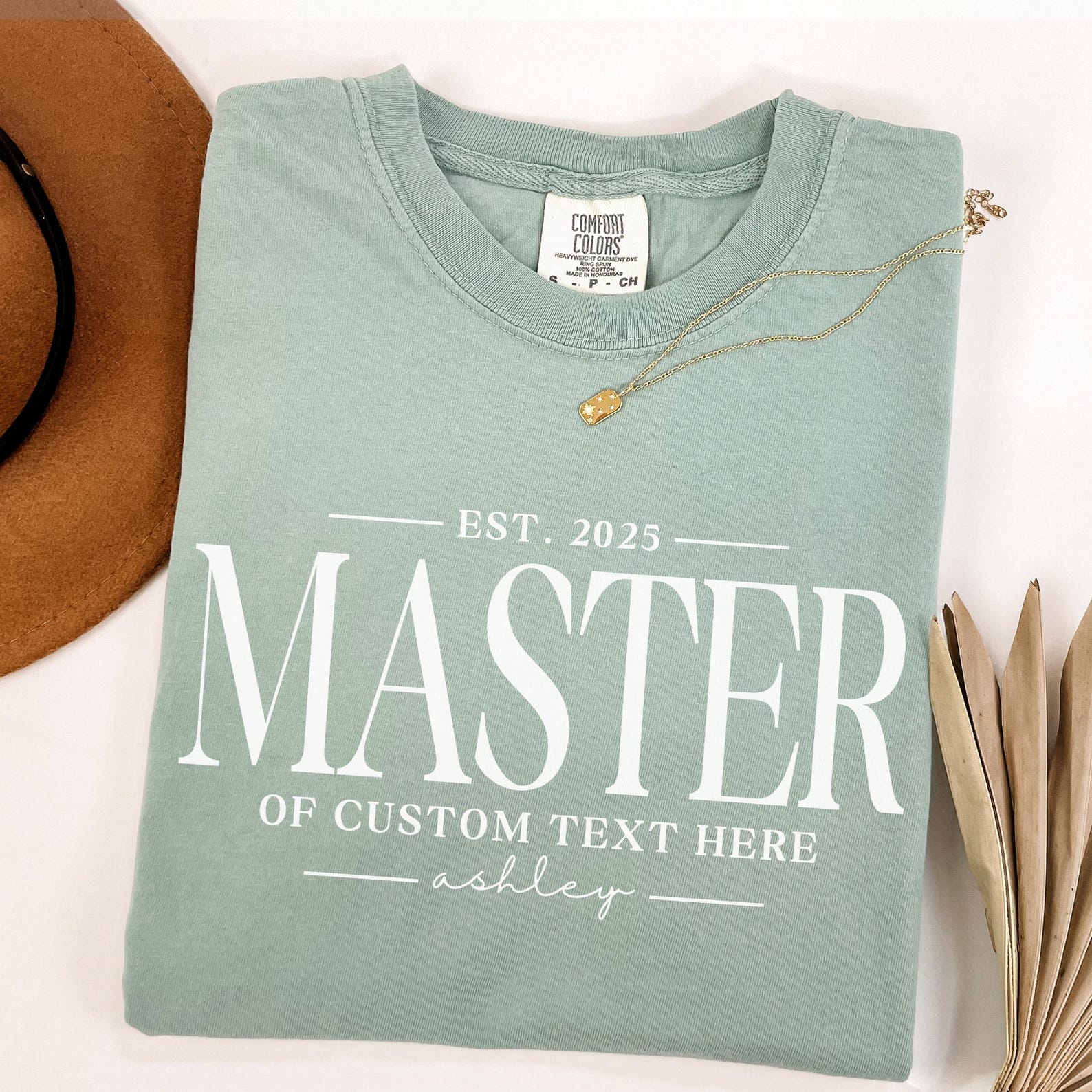 Personalized Masters Degree Shirt, Custom Masters Degree Tshirt ...