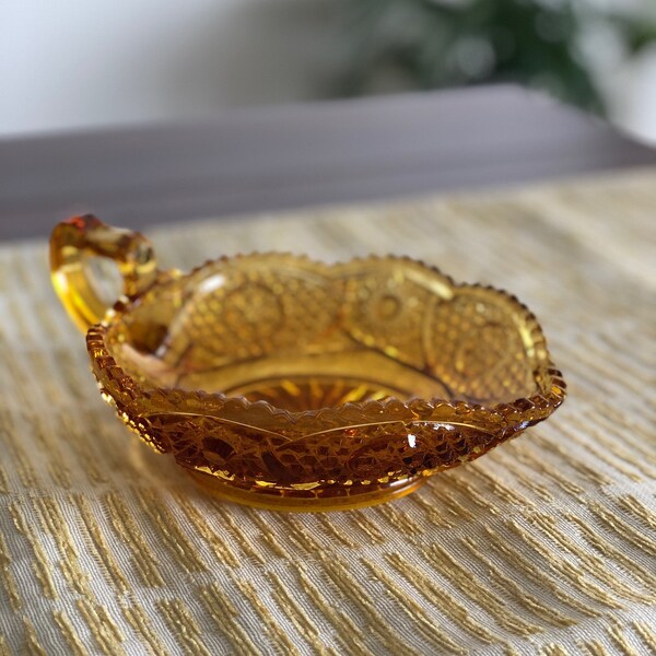 Amber Candy Dish - Etsy