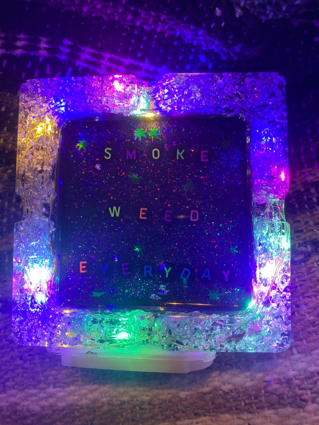 Light up Smoke Weed Everyday Ashtray - Etsy