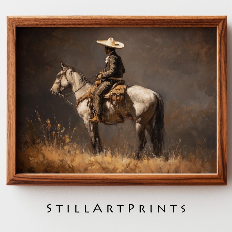 Charro Art Painting - Etsy