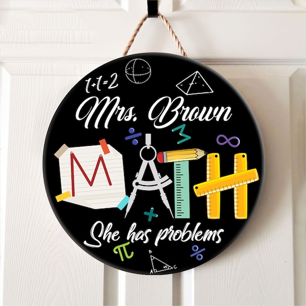 Math Door Decor - Etsy