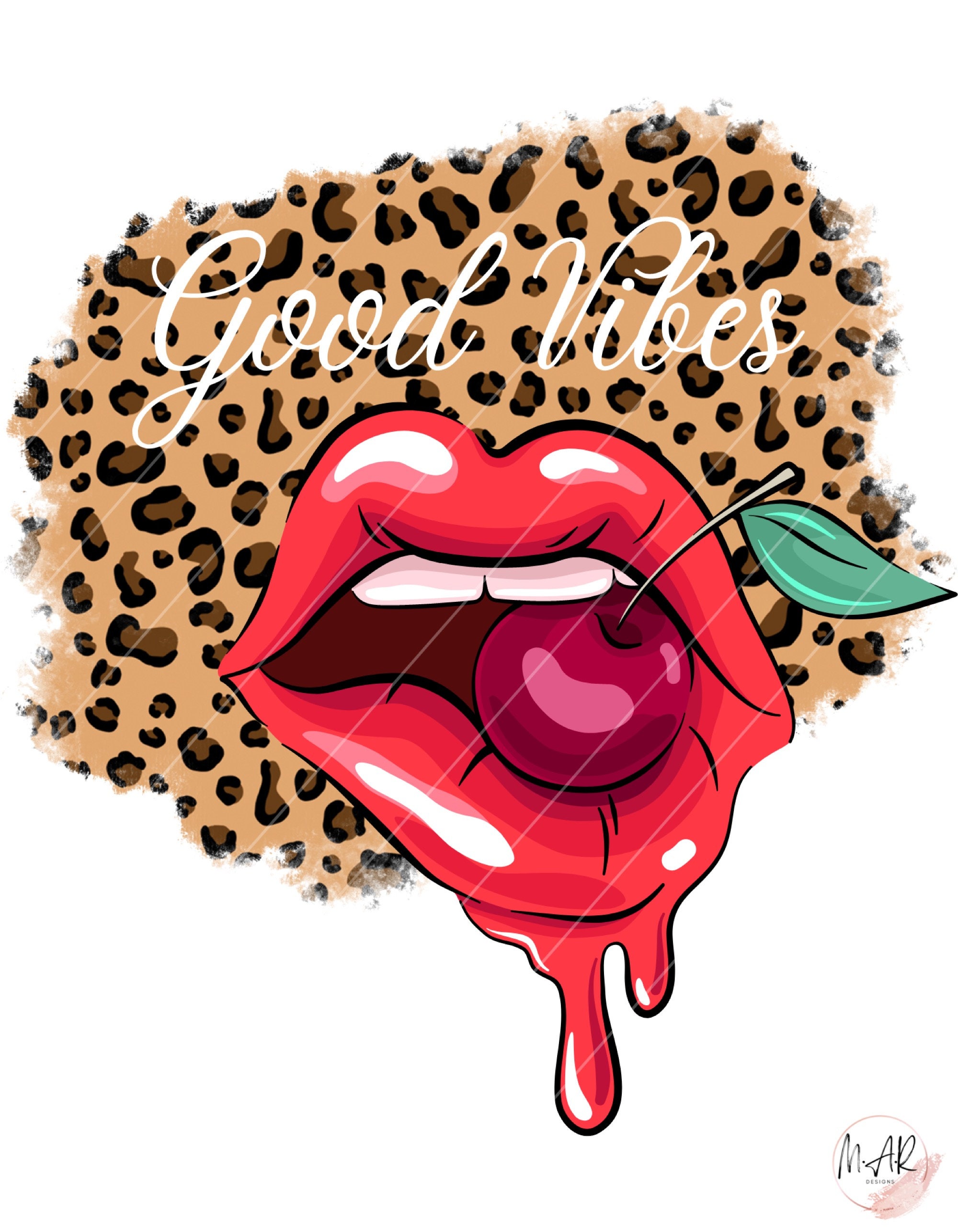 Buen rollo svg, labios rojos svg, estampado de guepardo svg, cereza svg ...