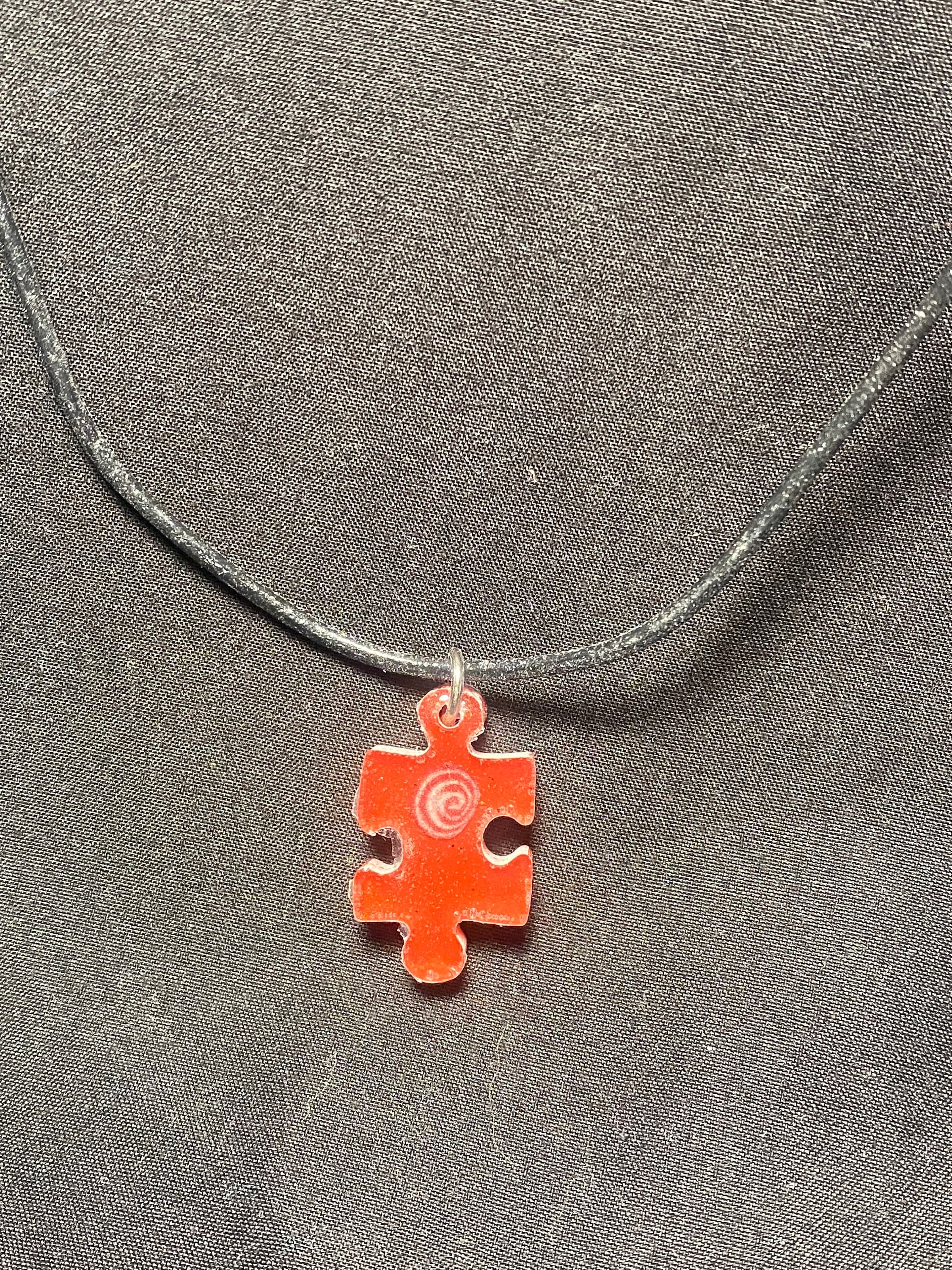 Jigsaw Saw Movie Puzzle Piece Necklace - Etsy