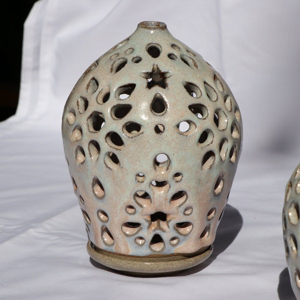 Ceramic Luminary - Etsy