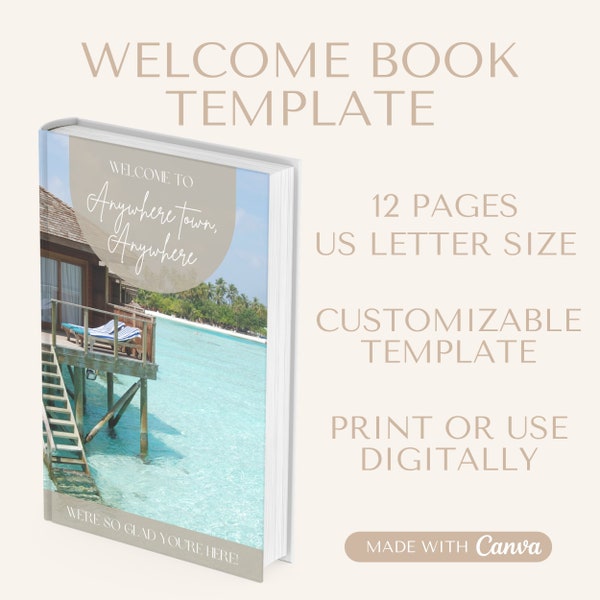 Vrbo Template Welcome Book - Etsy