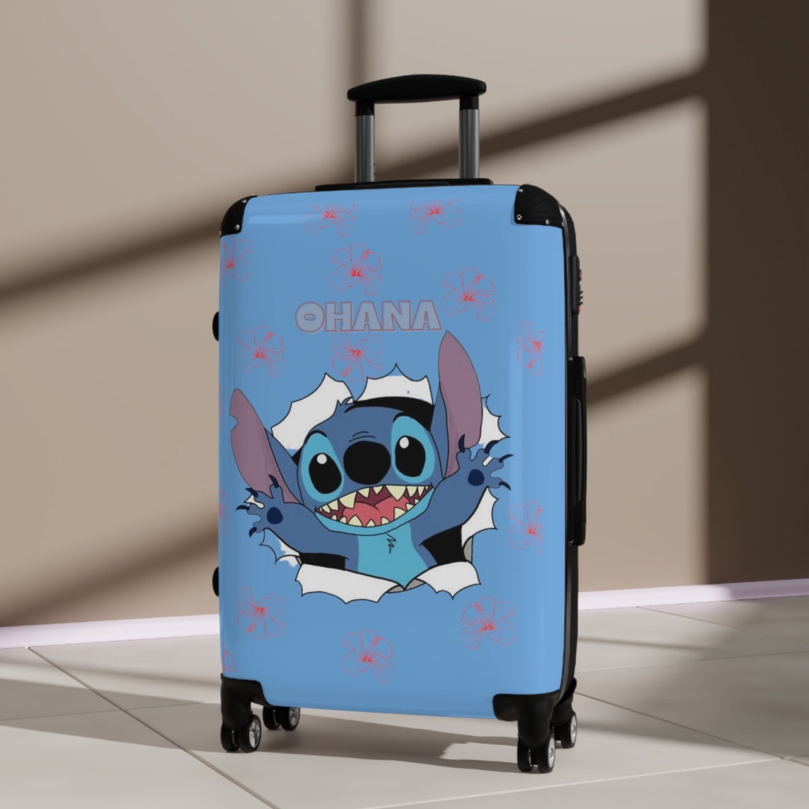 Lilo and Stitch Suitcase Disney Suitcase Disney Friends - Etsy