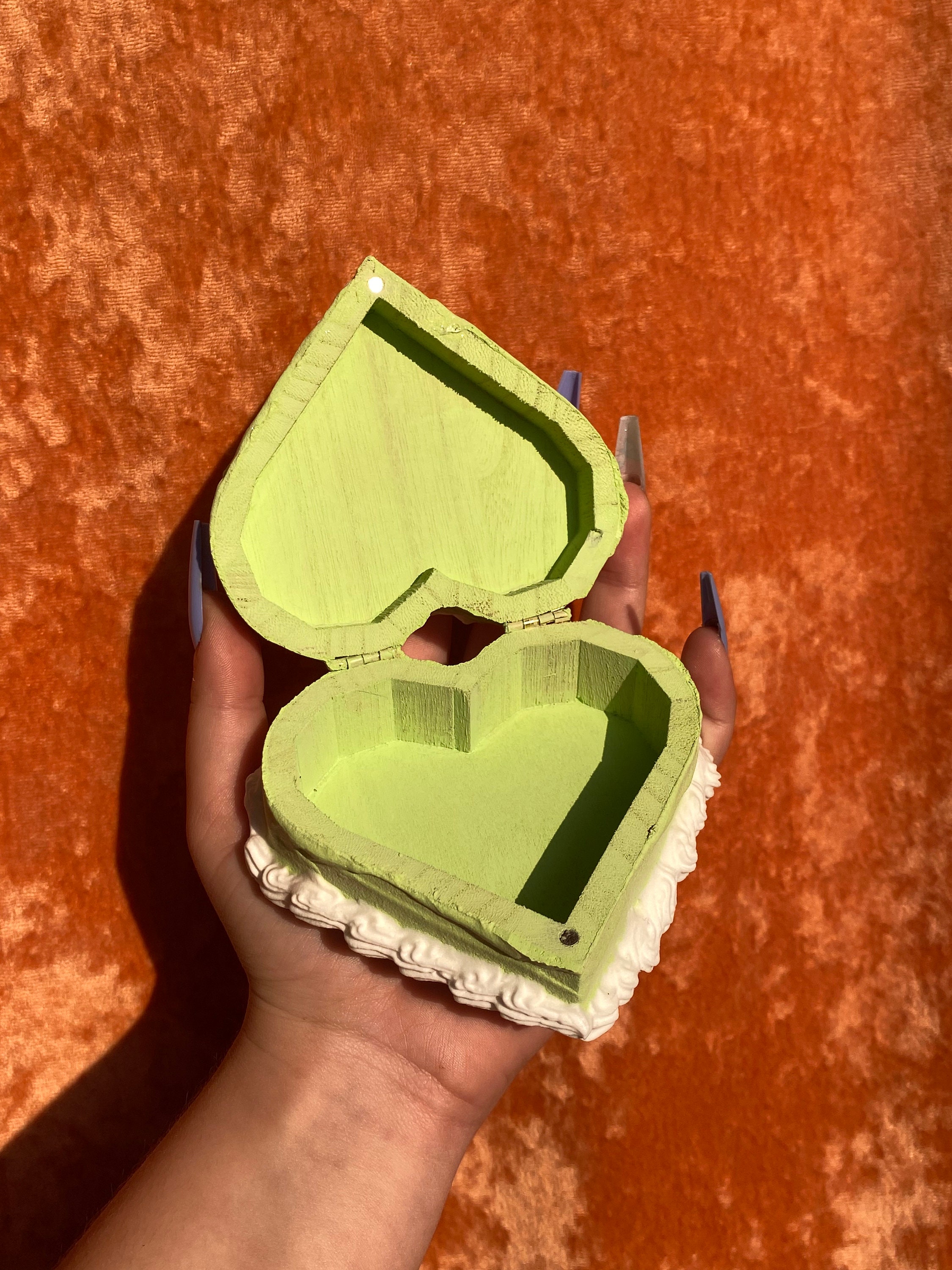 MADE TO ORDER - Kushy Mini Heart Fake Cake Stash Box - Etsy