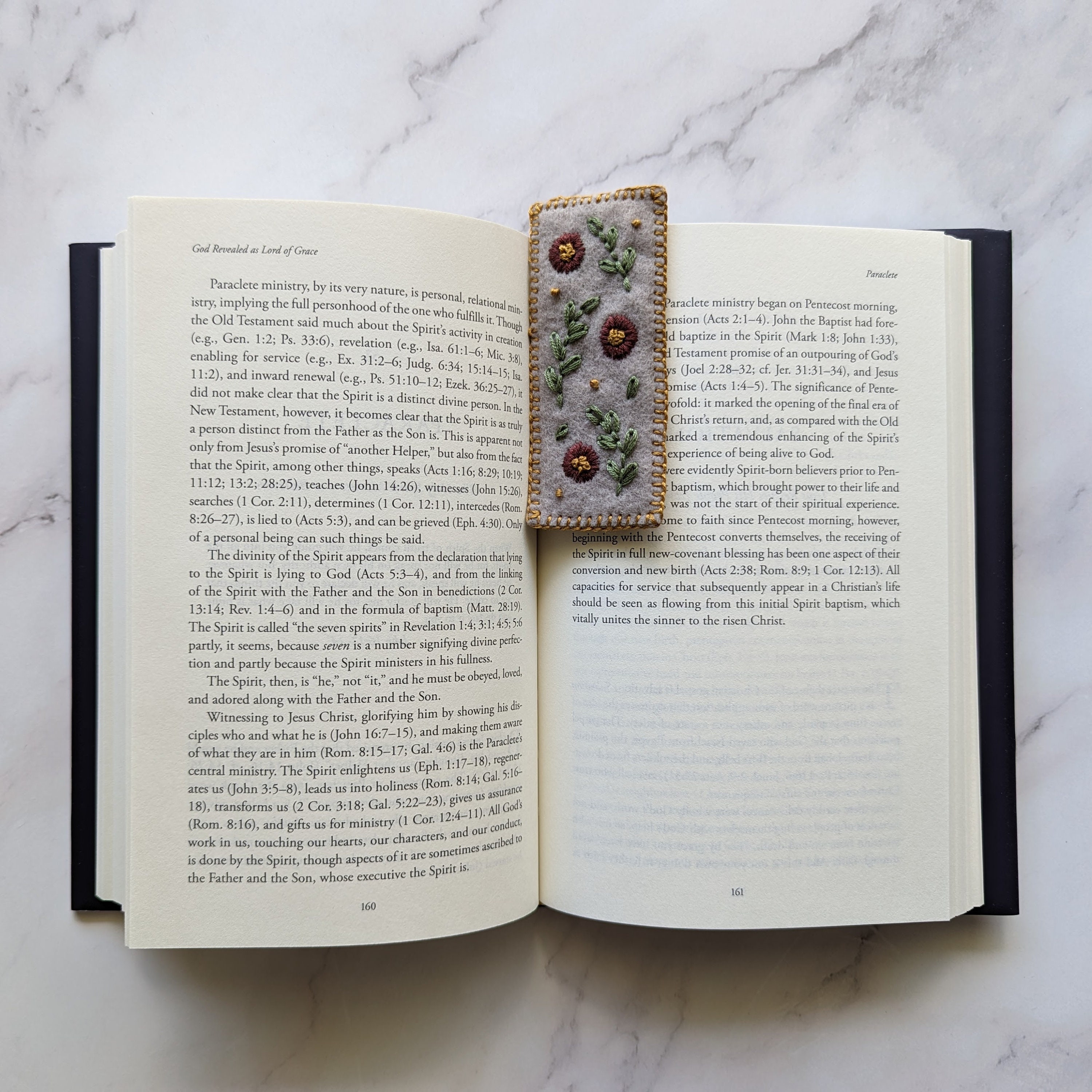 The Rex Felt Embroidered Rectangular Bookmark - Etsy