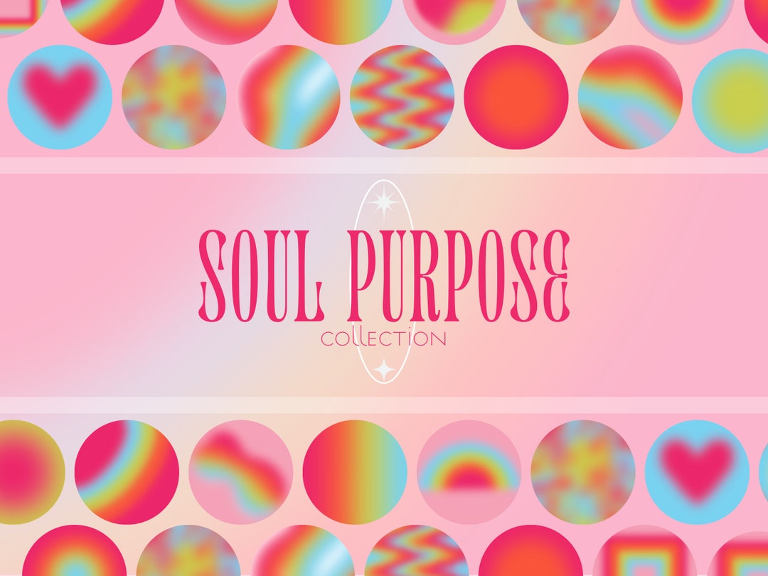 Rainbow Gradient Png's 'soul Purpose' Collection - Etsy