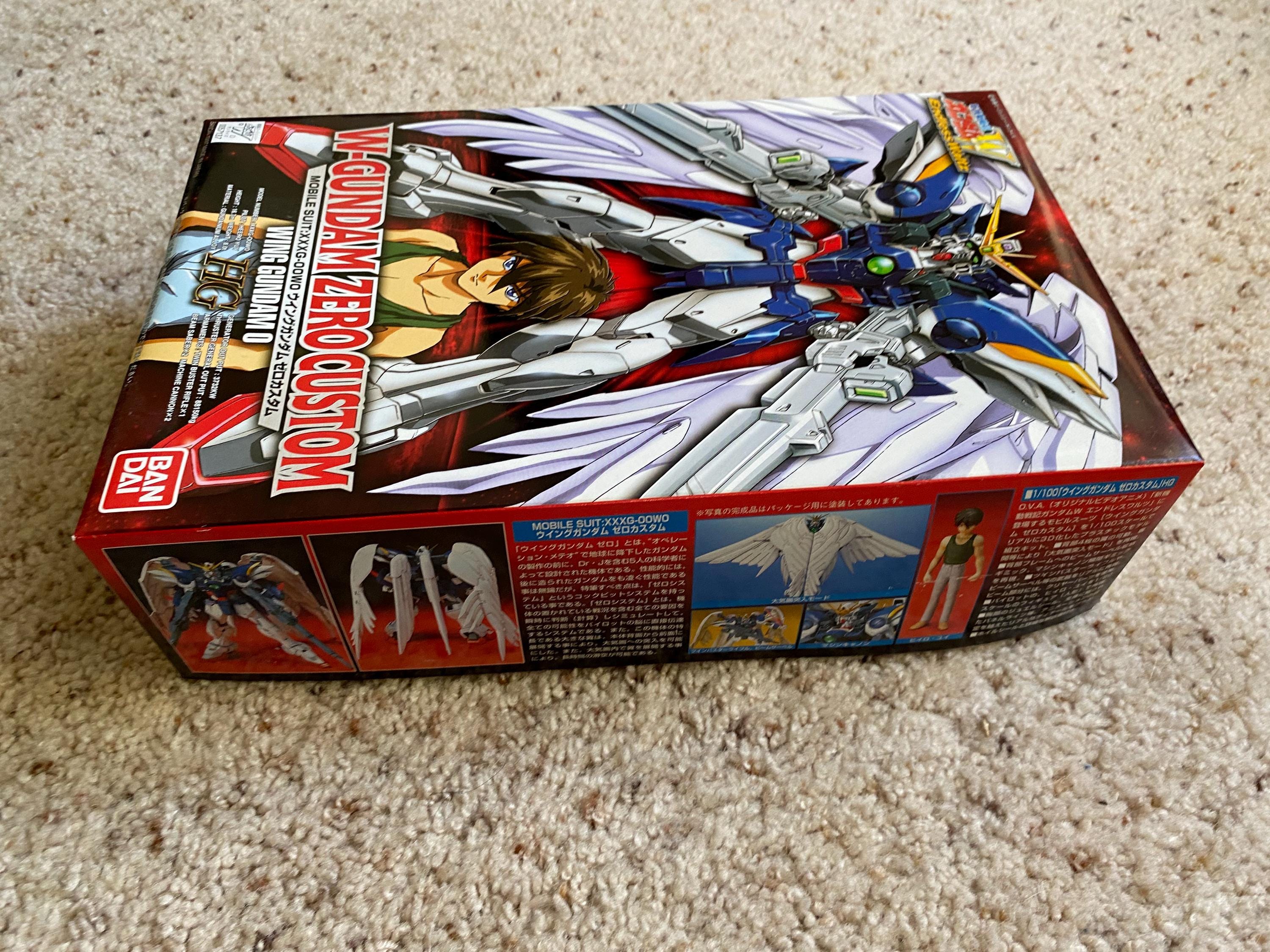 Vintage 1997 Bandai 1:100 Endless Waltz Wing Gundam Zero Model Kits ...