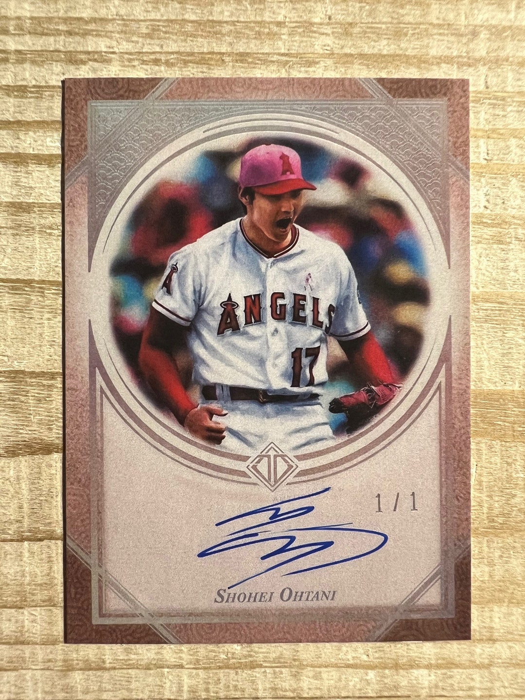 Shohei Othani 2018 Portrait Rookie Autograph Facsimile RP Card Mint ...