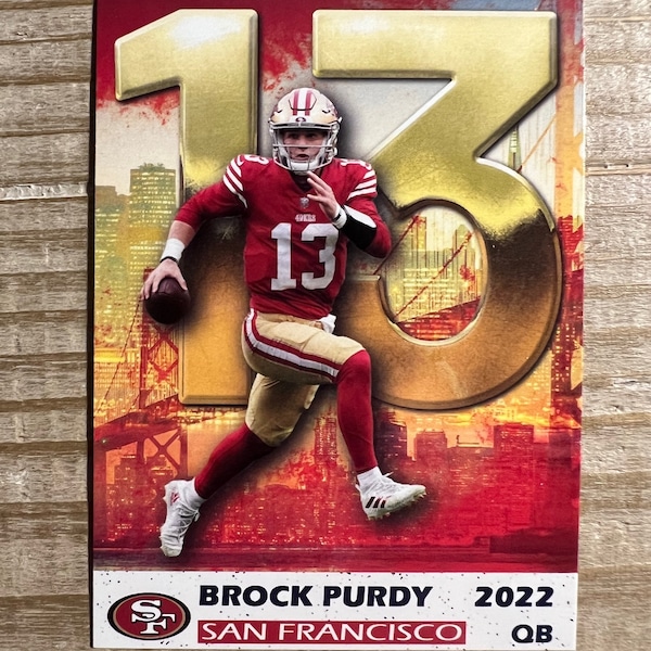 Brock Purdy Cards - Etsy