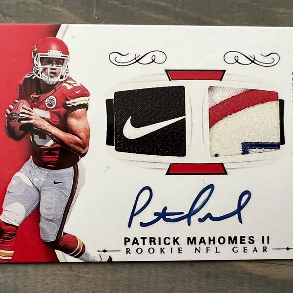 Patrick Mahomes Card Art - Etsy