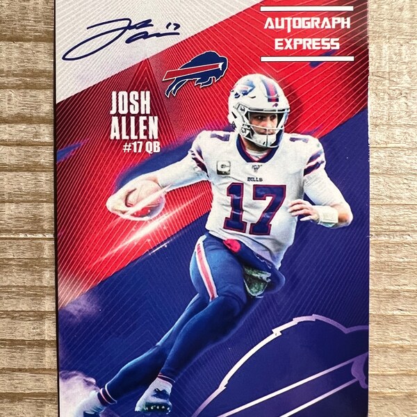 Josh Allen Signed Rookie Cards - Etsy