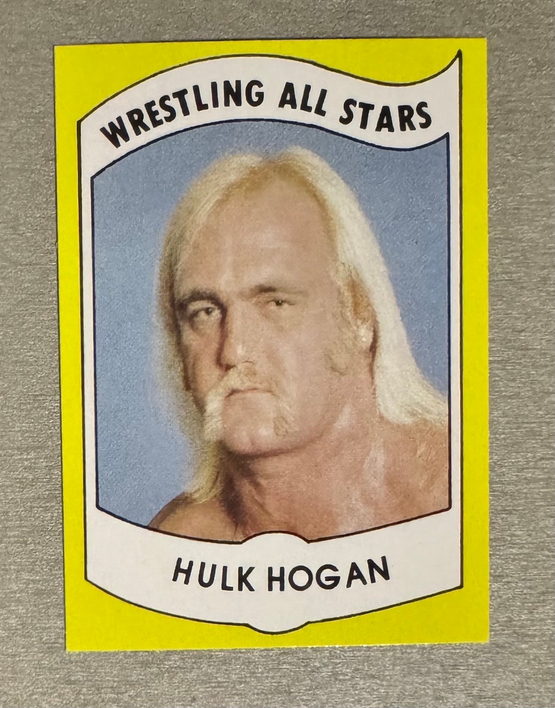Hulk Hogan 1982 Reissued Wrestling All Stars Card 2 - Etsy Australia