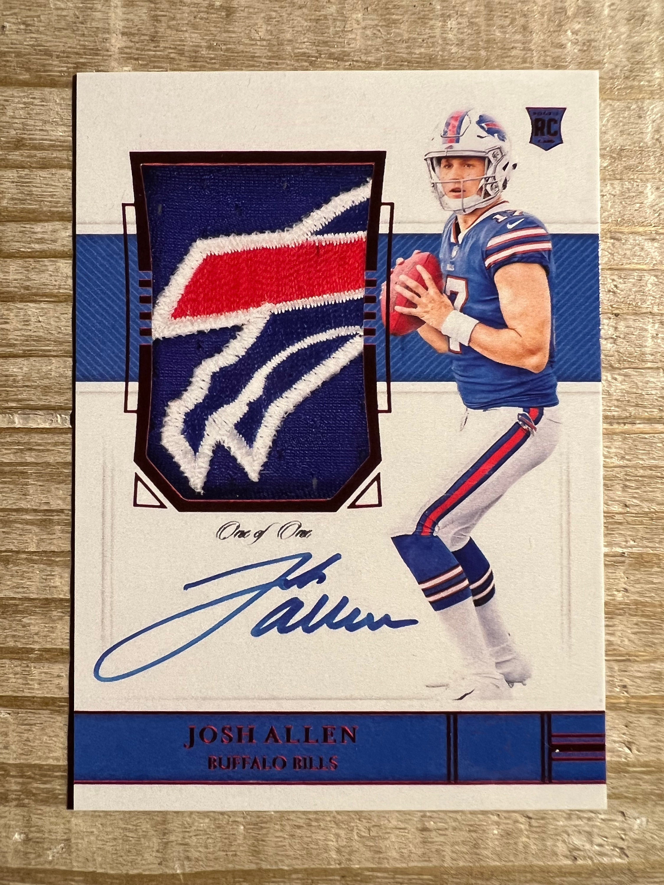 Josh Allen 2018 RP Autograph Facsimile Printed Patch Rookie - Etsy