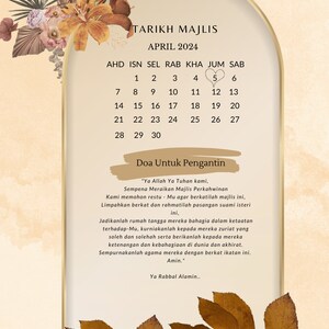 Malaysian Digital Wedding Invitations Template | Editable Template ...