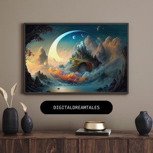 Fantasy Landscape | Digital Print | Wall Art | Poster | Home Decor ...