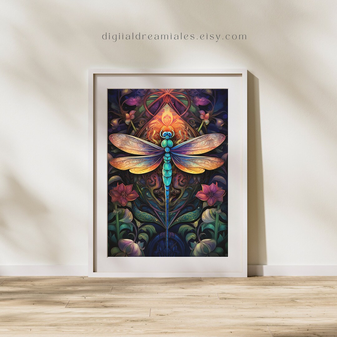 Dragonfly | Digital Art | Illustration | Digital Posters | Digital ...