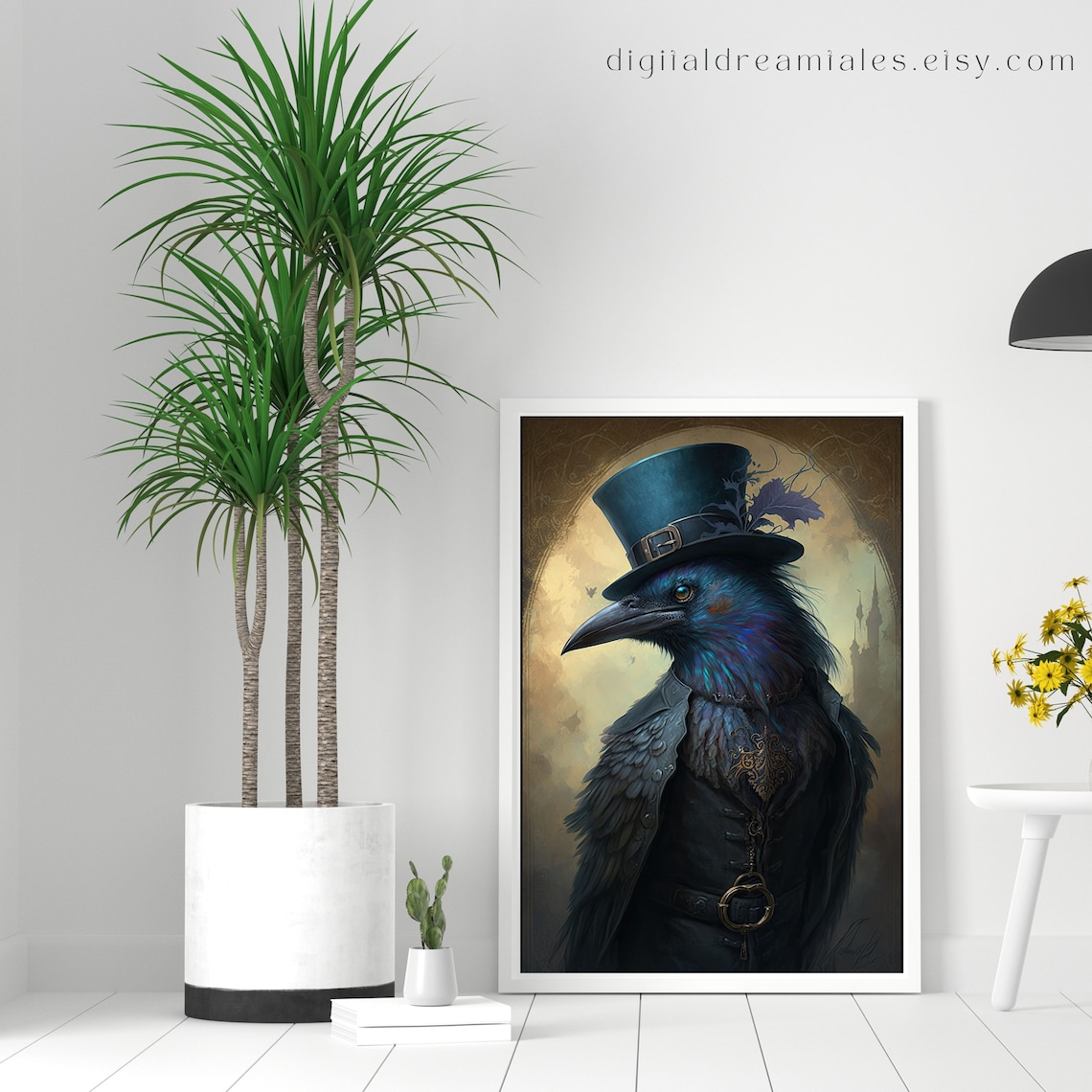 Raven | Digital Art | Illustration | Digital Poster | Digital Print - Etsy
