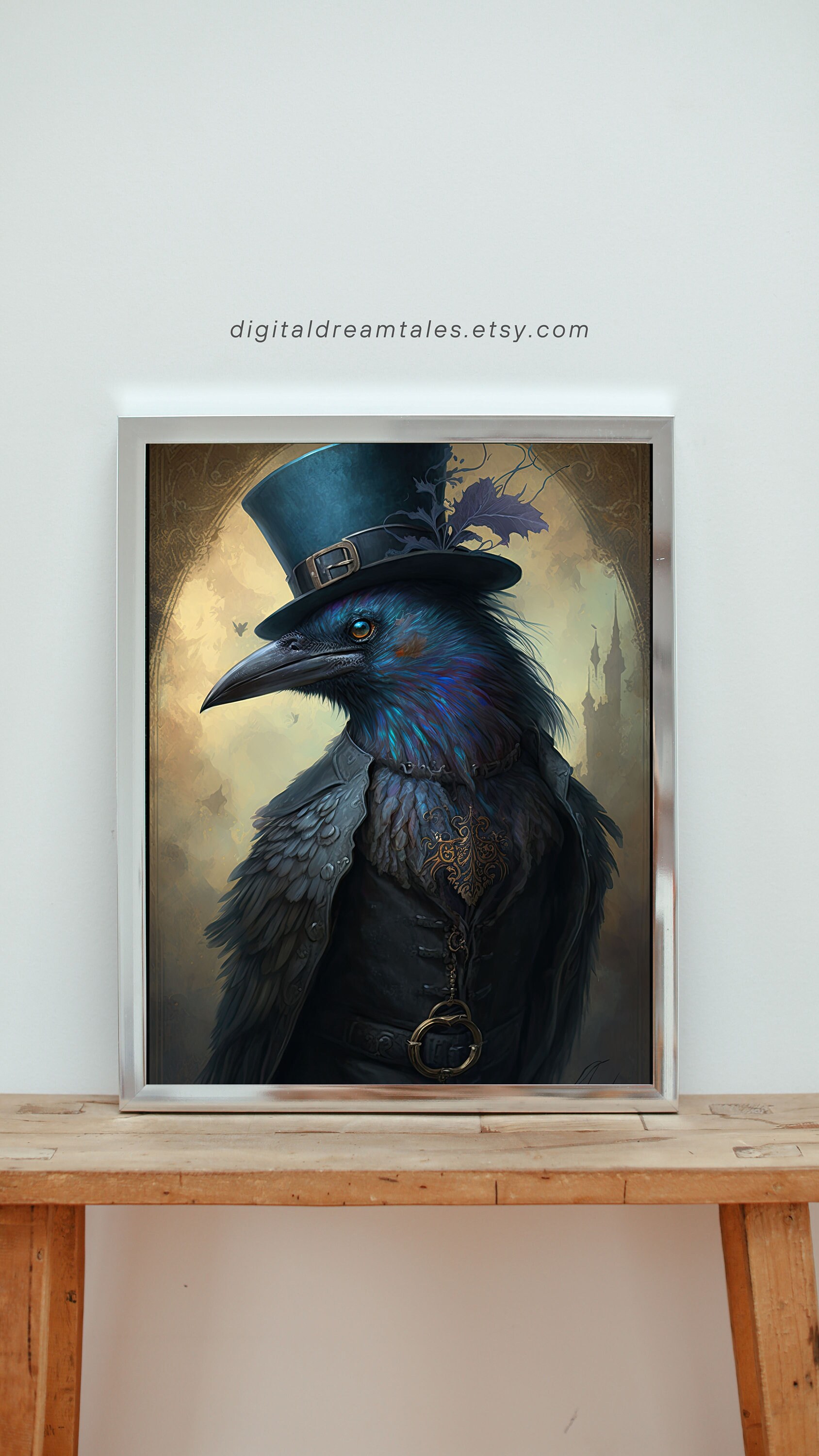 Raven | Digital Art | Illustration | Digital Poster | Digital Print - Etsy