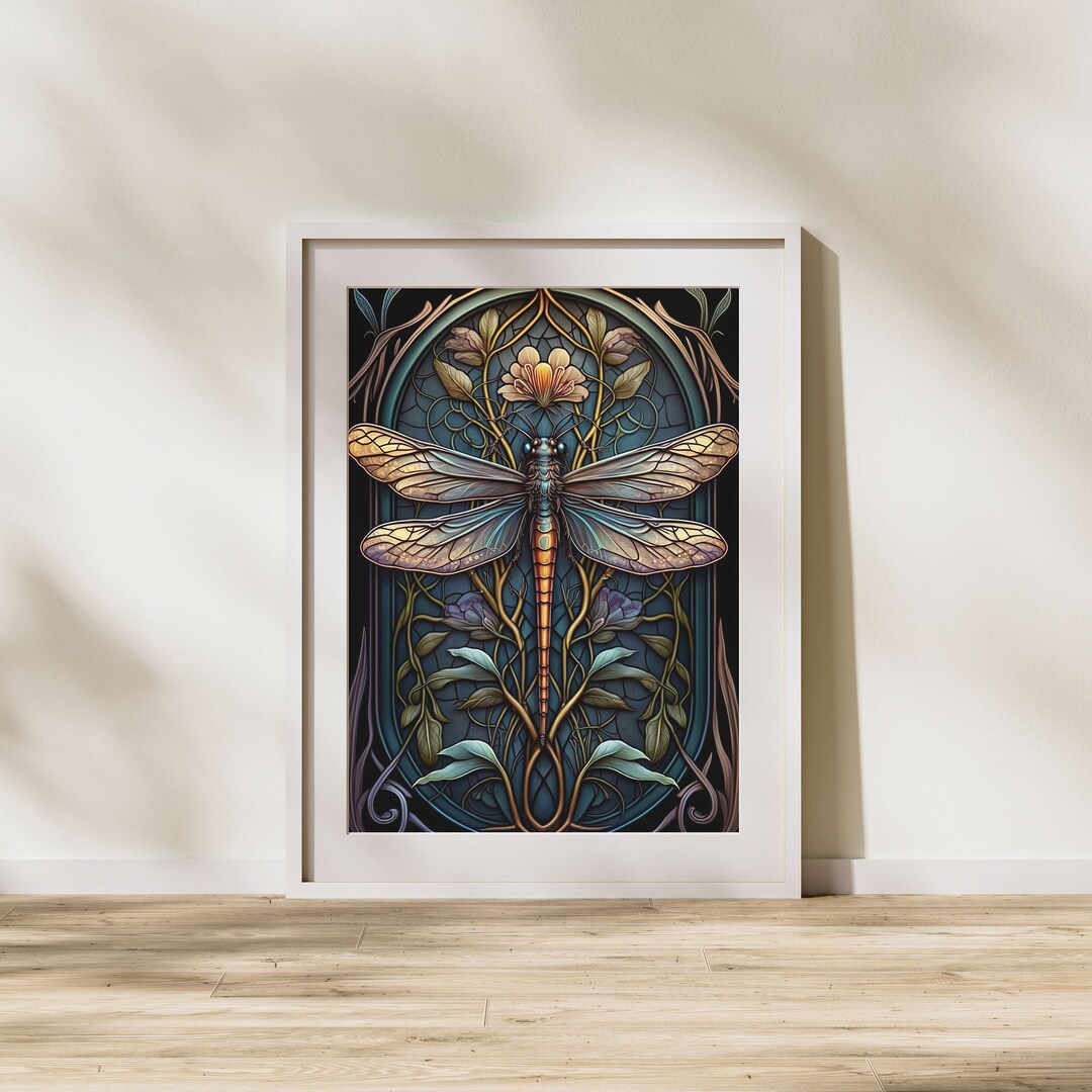Dragonfly | Digital Art | Illustration | Digital Poster | Digital Print ...