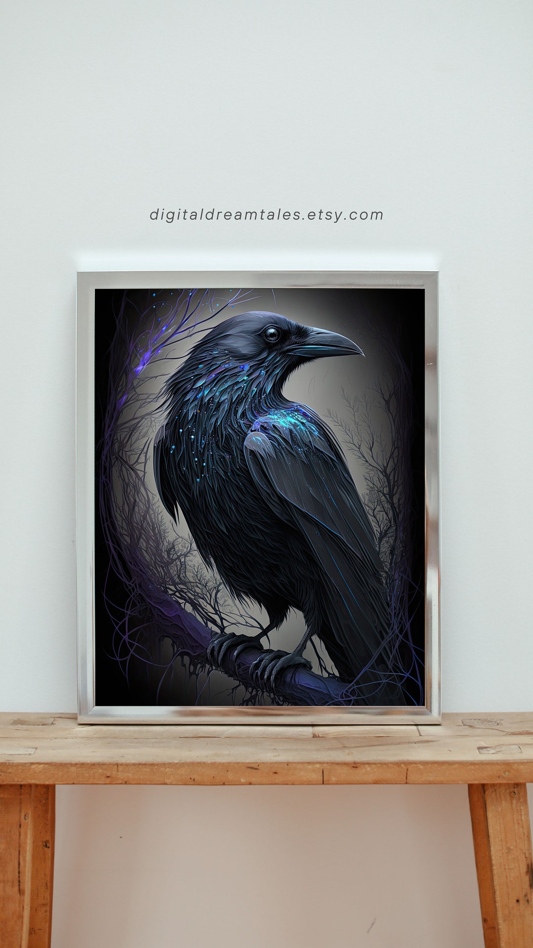 Raven | Digital Art | Illustration | Digital Poster | Digital Print - Etsy