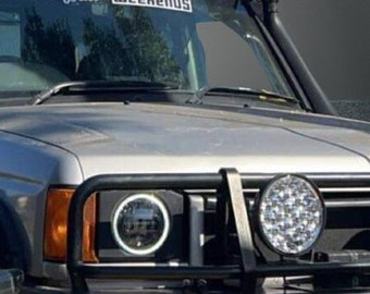 Land Rover Discovery 1 and 2 1999 2002 high quality 3D printed headlight surrounds. ASA Filament UV and Weather Resistant ASA Crafted