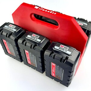 Milwaukee M18 Battery Caddy – Secure Storage, 4 or 6 Battery Capacity ...