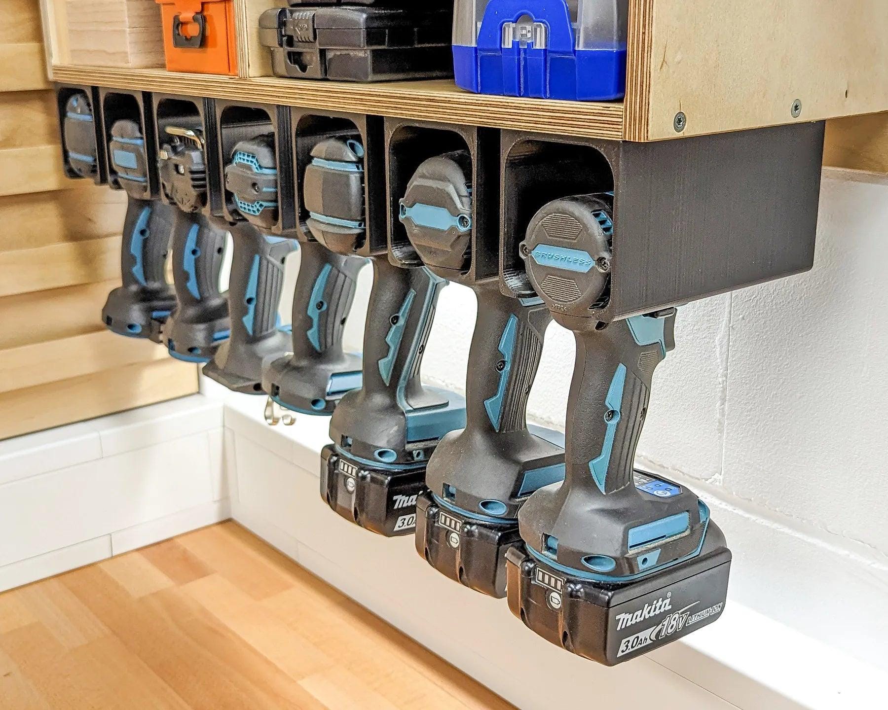 Universal Cordless Drill Holder/mount (makita, Dewalt, Bosch, Festool ...