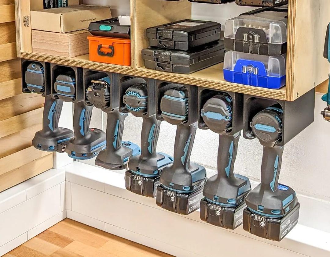 Universal Cordless Drill Holder/mount (makita, Dewalt, Bosch, Festool ...