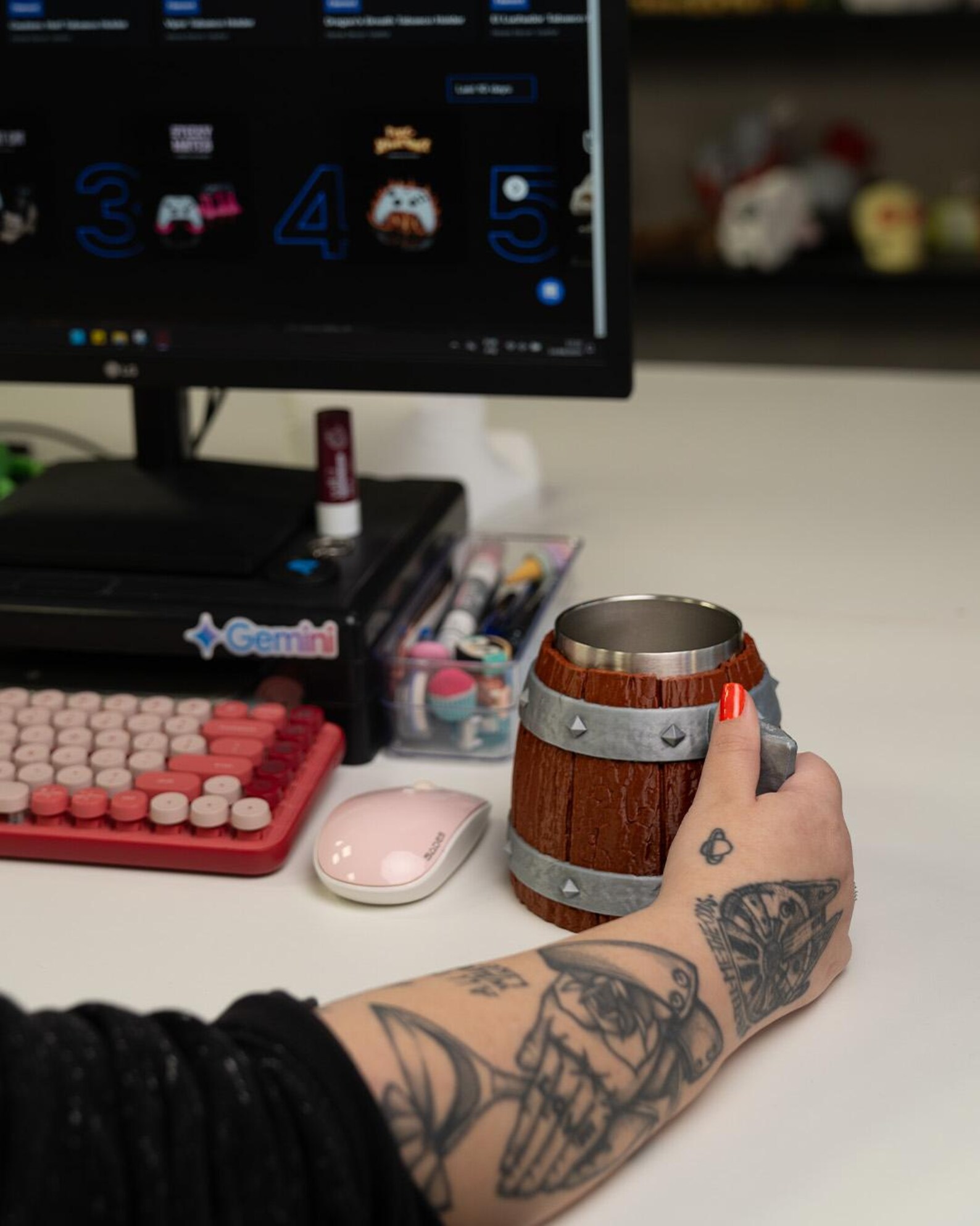 Classic Tavern Tankard Thirst Quencher 3D Printed PETG Stainless Steel ...