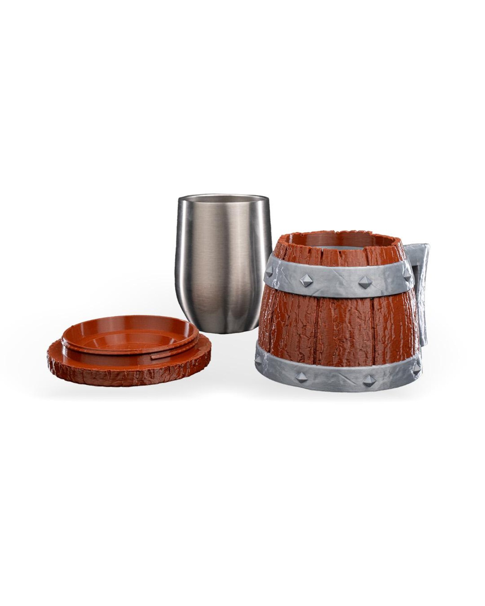 Classic Tavern Tankard Thirst Quencher 3D Printed PETG Stainless Steel ...
