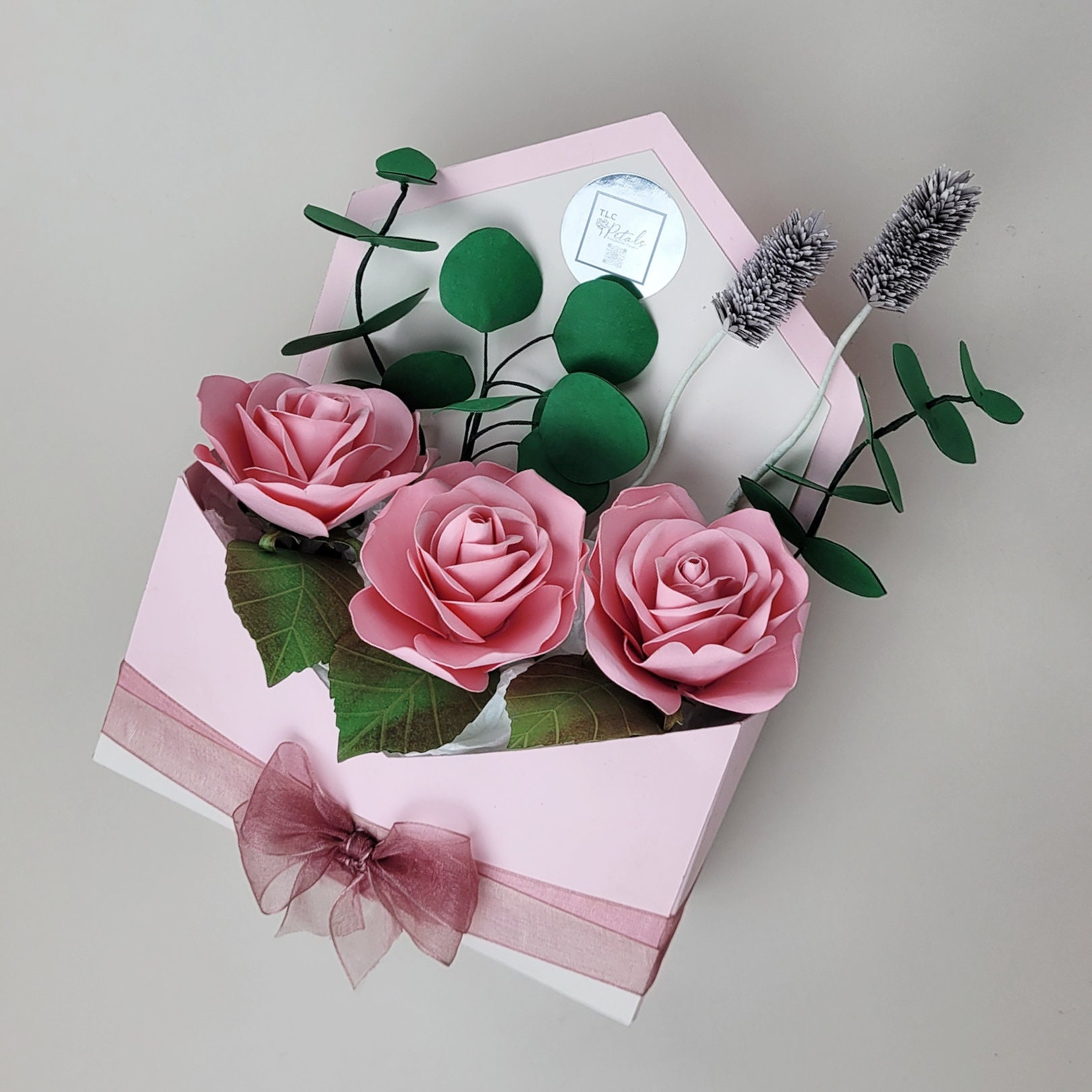 Envelope Flower Bouquet - Etsy