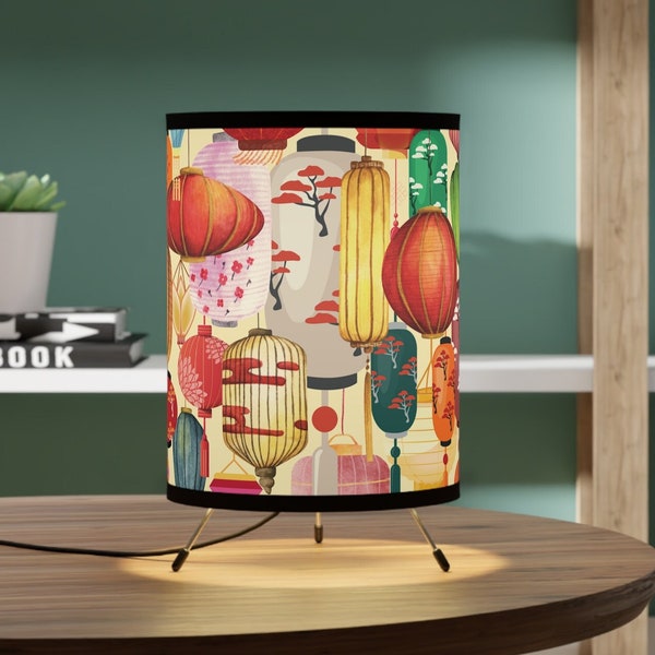 Bamboo Paper Lantern - Etsy