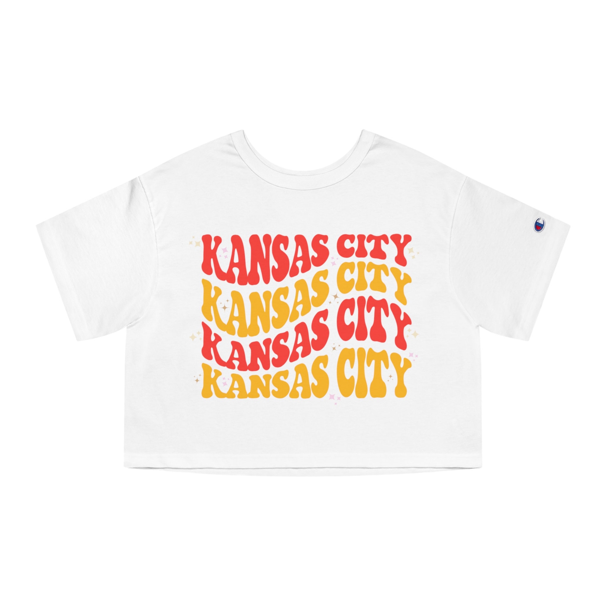 Groovy Retro Kansas City Champion Crop Top, Cropped T-shirt for KC ...